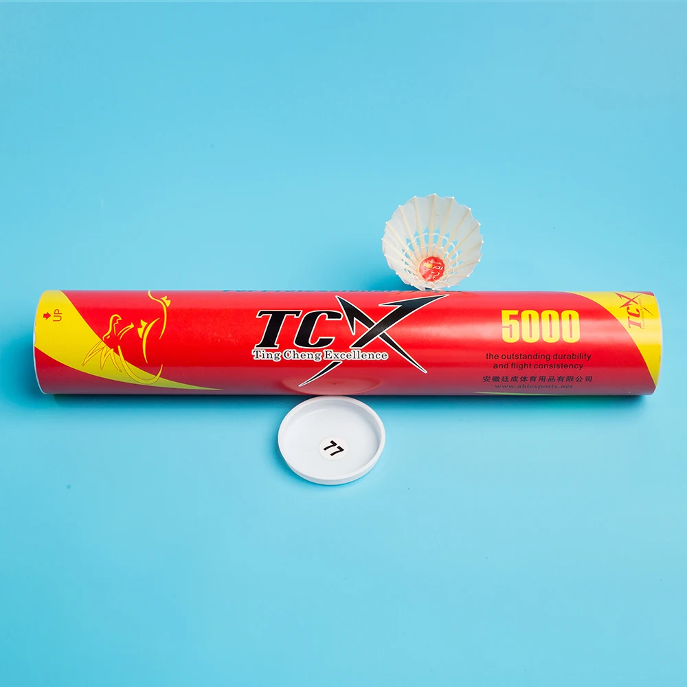 TCX 1000 Smooth-flying Stable Quality Badminton Shuttlecock Responsive ...