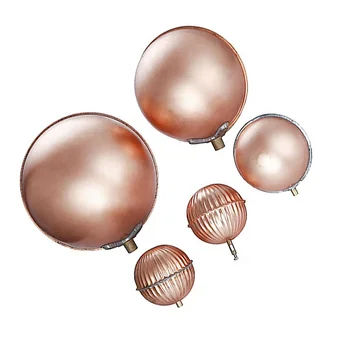 6"inch Float Valve With Copper Ball Brass Insert Abs Plastic Floating ...