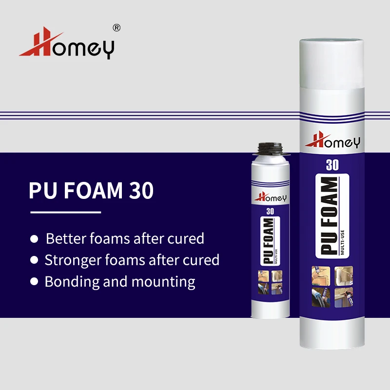 Homey Polyurethane Spray Foam High Density Closed Cell Chemical Pu Foam ...