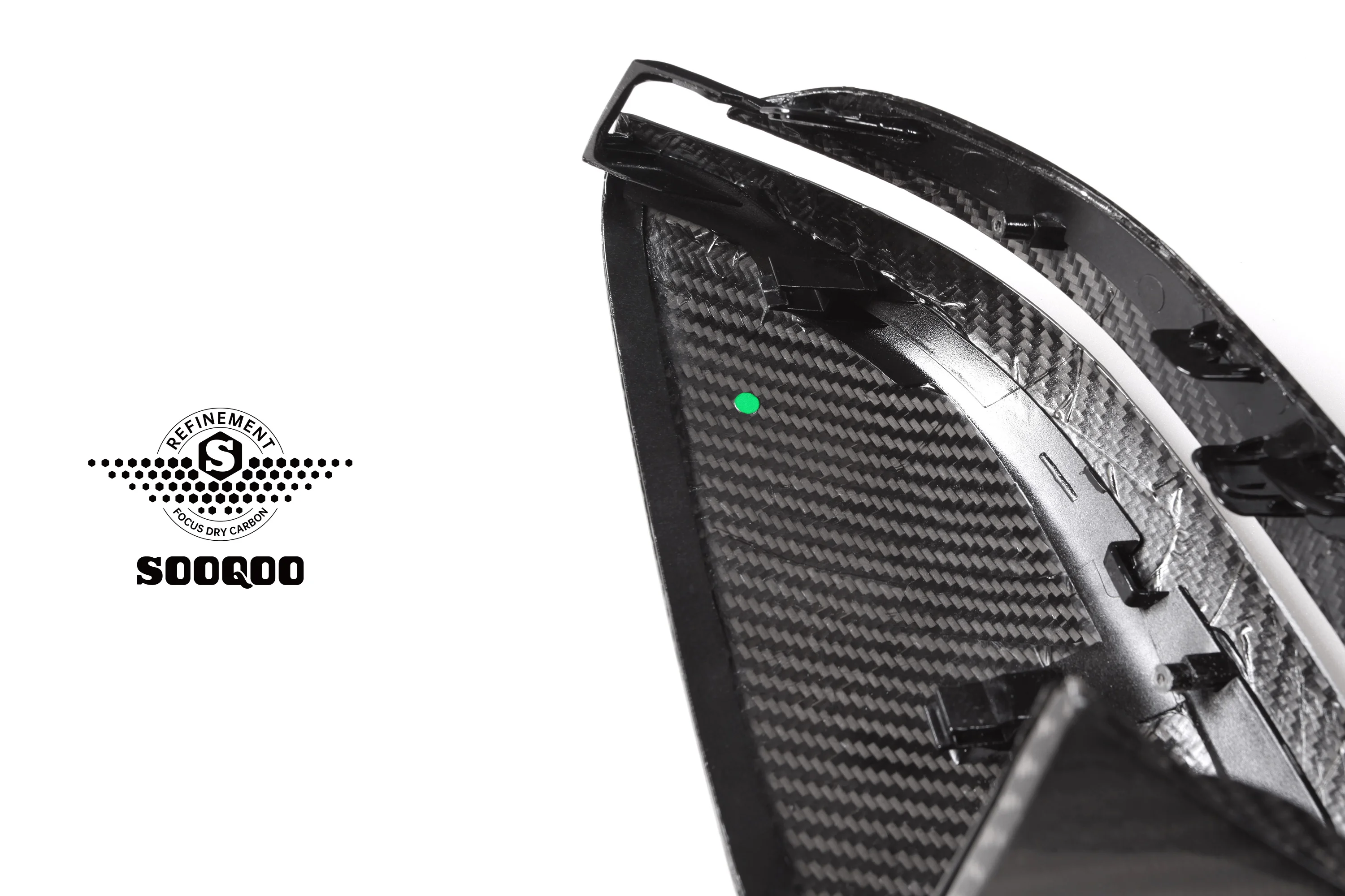Dry Carbon Side Door Rear View Replacement Mirror Housing Covers Caps ...