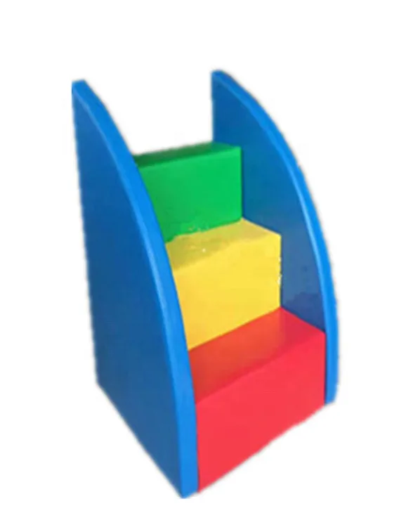 Super Soft Three Stair Step Crawling Stairs Children Indoor Soft ...