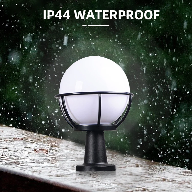 Modern Nordic Style Surface Mounted E27 Globe Ball Shape Entrance Post ...