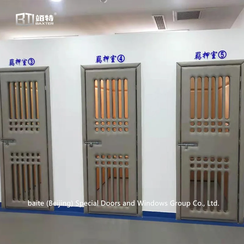 Manual Steel Prison Door For Detention Center And Drug Rehabilitation ...