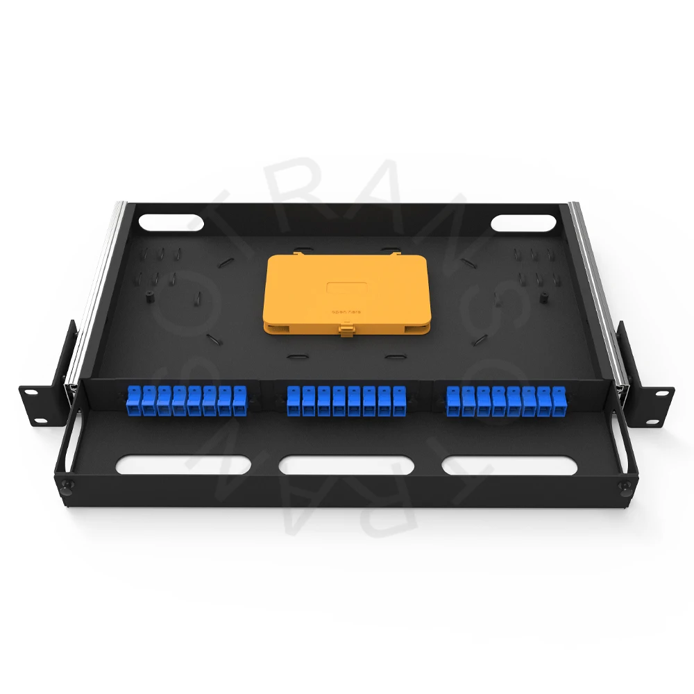 SC 12 Port Simplex DIN Rail Fibre Optical Terminal Box for mini-network ...