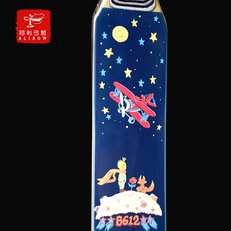 Alibow Traditional Recurve Bow - Custom Exquisite Painted Decoration ...