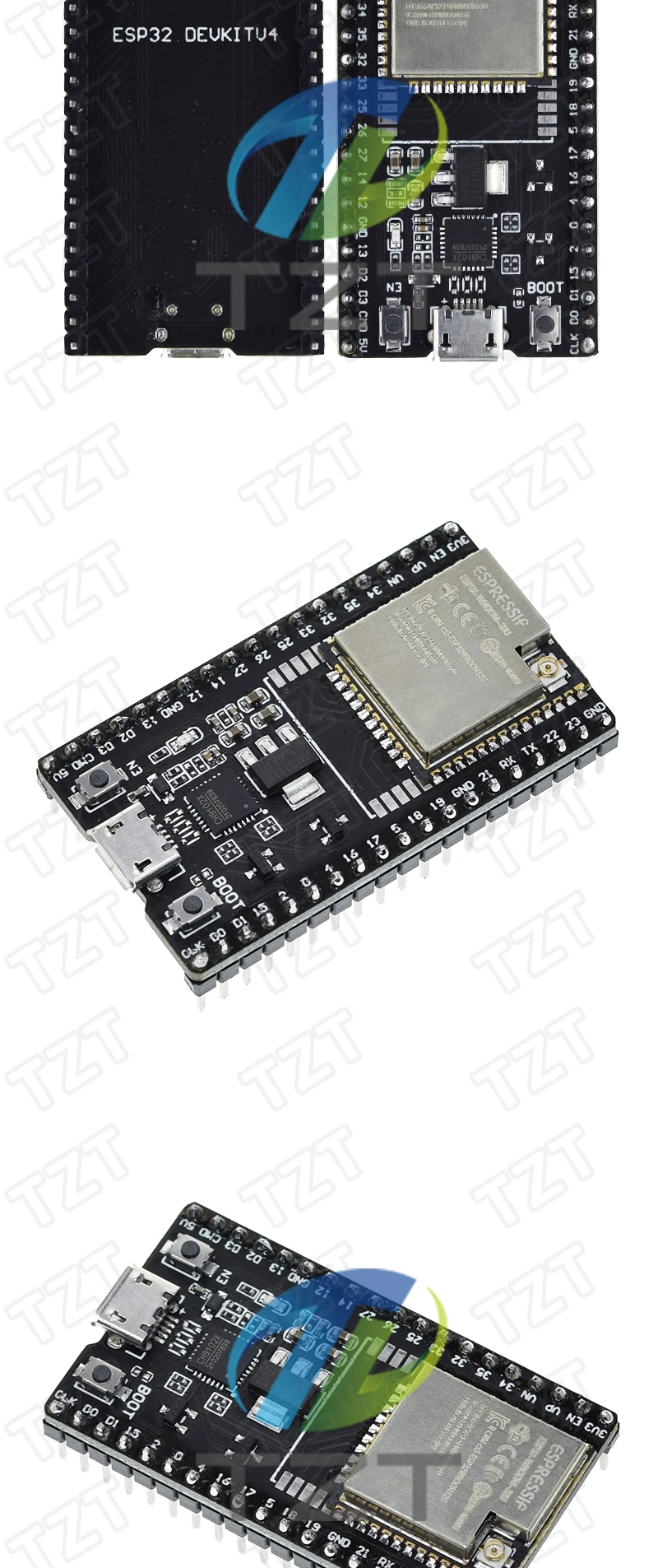 Tzt Esp32 Devkitc核心板esp32开发板esp32 Wroom 32u Wifi 蓝牙兼容物联网nodemcu 32