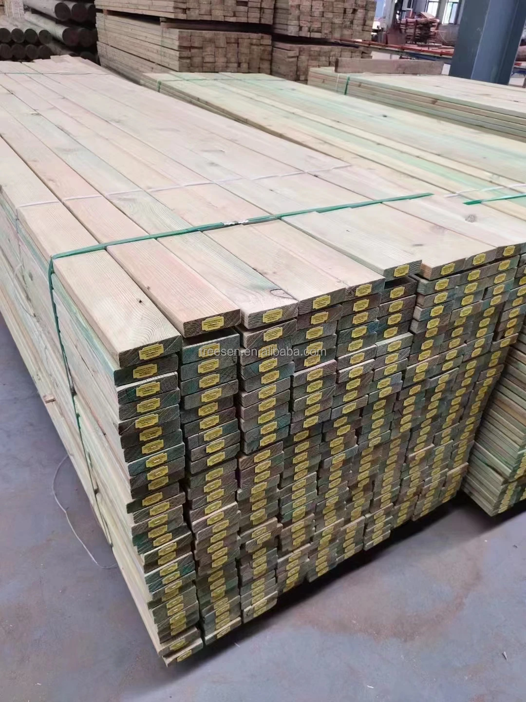 H3 Radiata Framing Red Pine F5 F7 Treated Lumber for Fencing