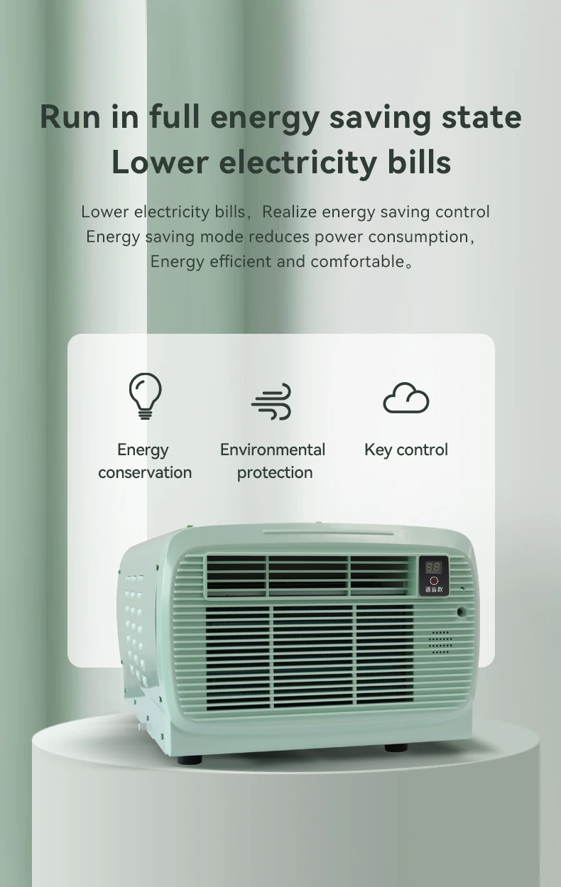 110 220v 2200btu Mini Portable Indoor Outdoor Air Conditioner For Rv Camping Caravan Tent Room ...