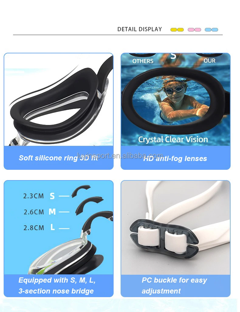 Personalized Logo Unisex Professional Best Brand Swimming Goggles For ...