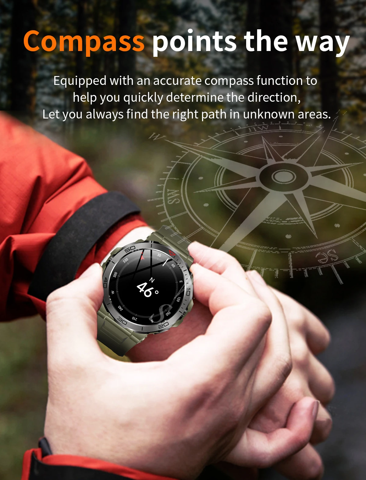 MK68 Heart Rate Detection Call Smart Healthy Watch AMOLED Full Screen ...