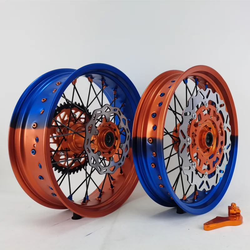 High Quality 17'' Supermoto Wheel Sets For 125-530 Ktm Exc Sxf - Buy ...