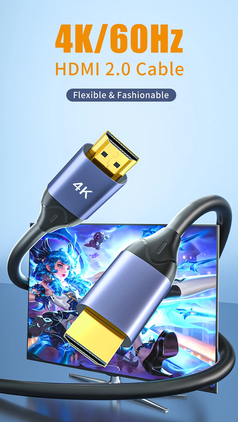 4K HDMI Cables - Premium UHD Video Cables for Home Theater