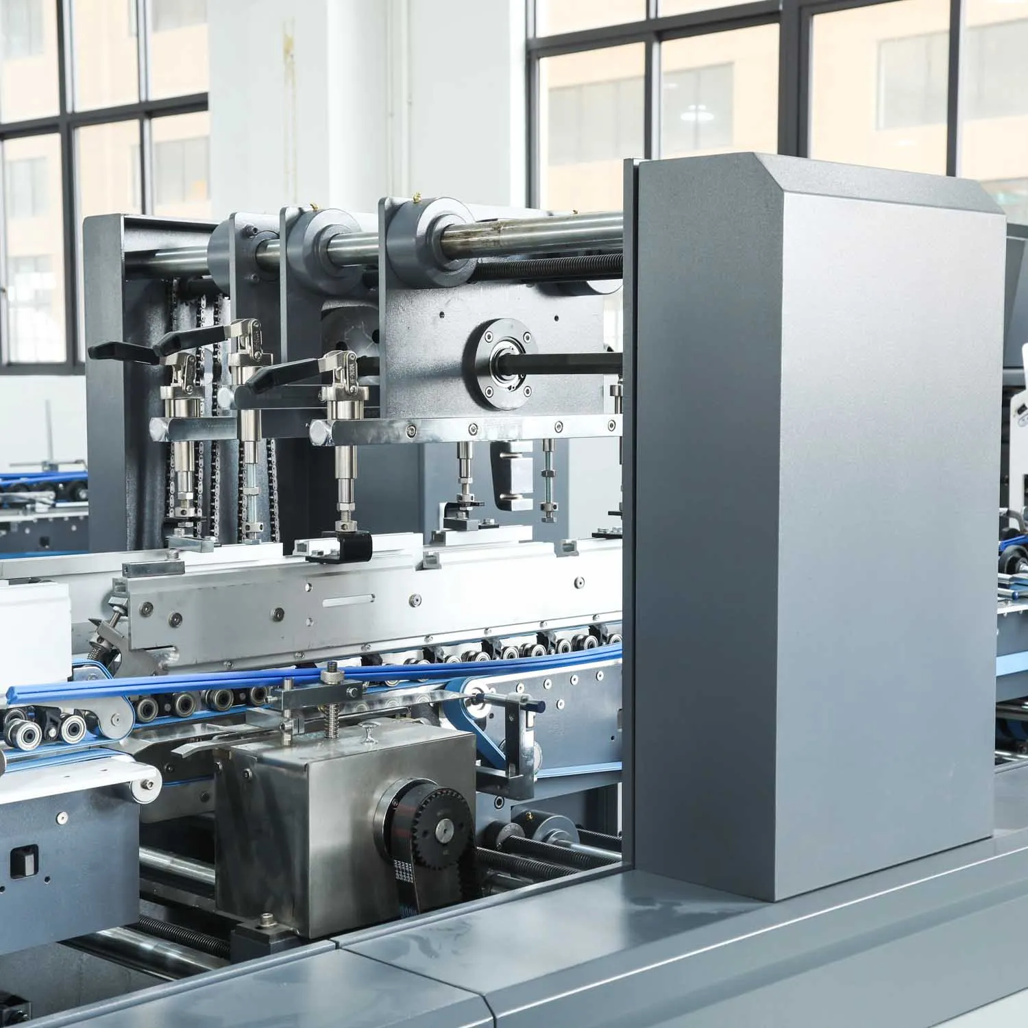 AS-800A Crash Lock Bottom Folder Gluer Automatic Paper Board Pasting ...