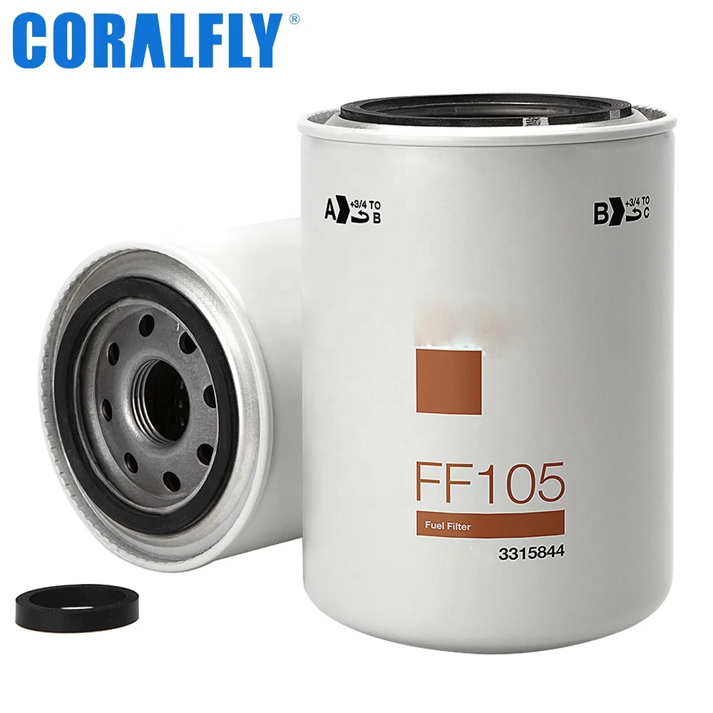 Coralfly 25 Micron Diesel Engines Auto Fuel Filter Ff105 3315844 ...