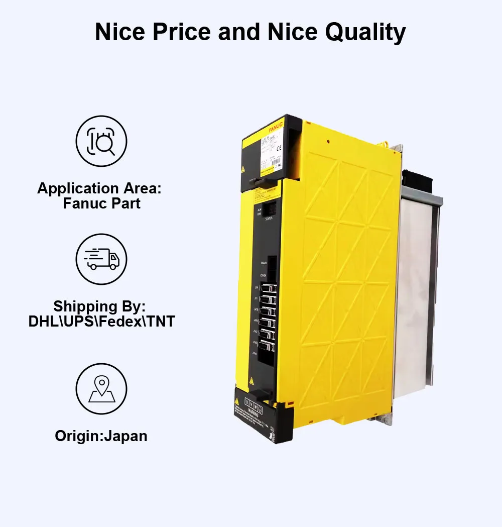 Original Used and New Fanuc Servo Amplifier Driver A06B-6141-H006#H580 Fanuc CNC Machine Control ...