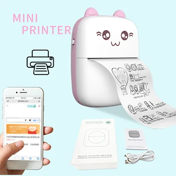 Children Printer Mini Portable Thermal Photo Airprint Thermal Label ...
