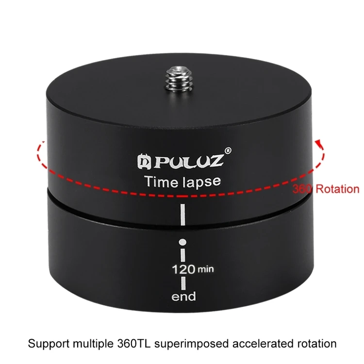 Puluz for Action Cameras 360 Degrees Panning Rotation 120 Minutes Time ...