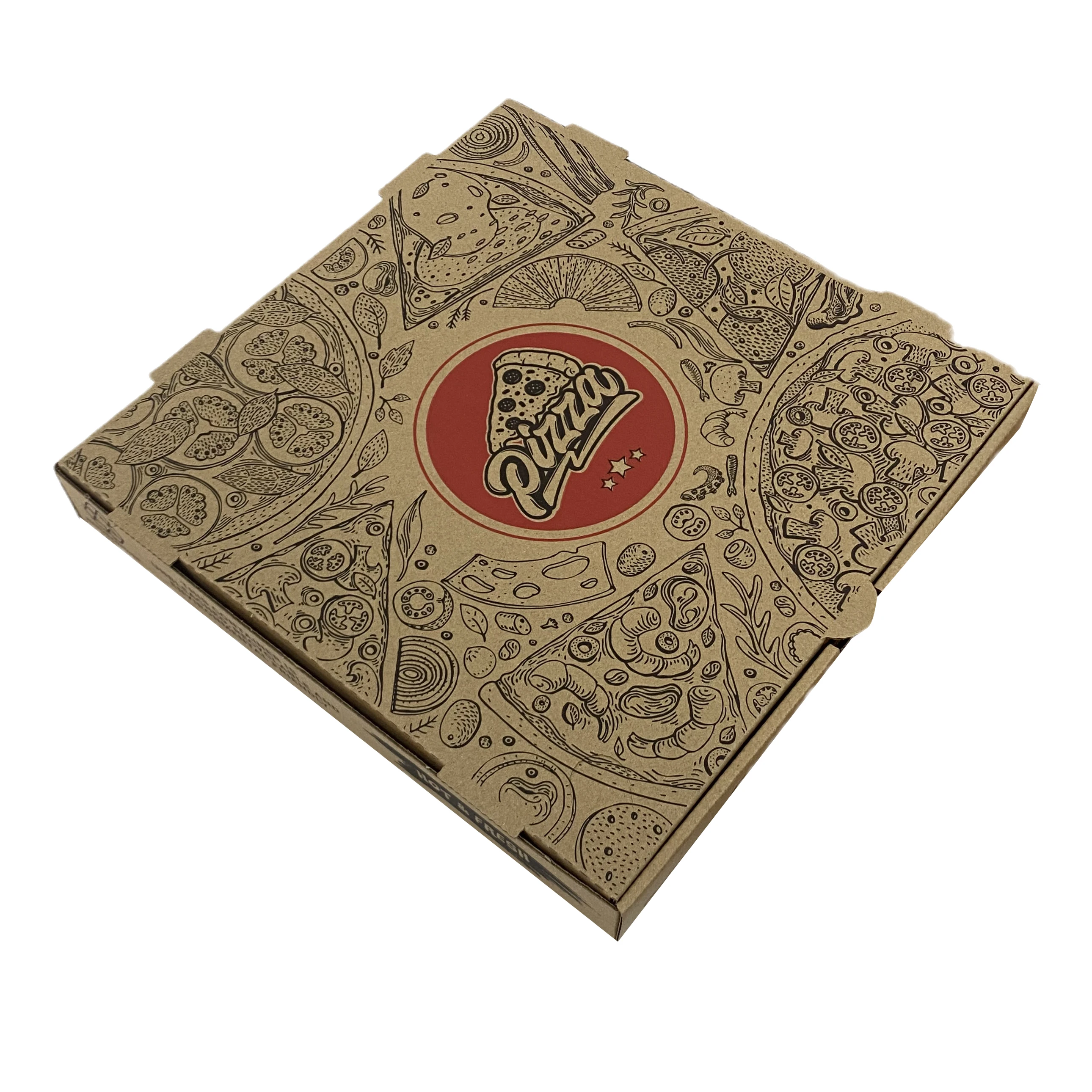 Lotte Mart Pizza Box,Custom Corrugated Paper Pizza Box - Buy 20" Pizza ...