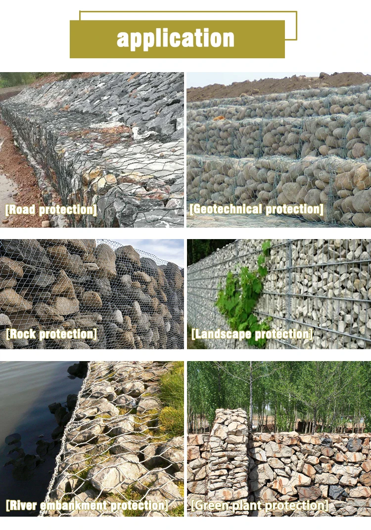 Durable Gabion Mesh - Lanfan Gabion Boxes for Flood Control