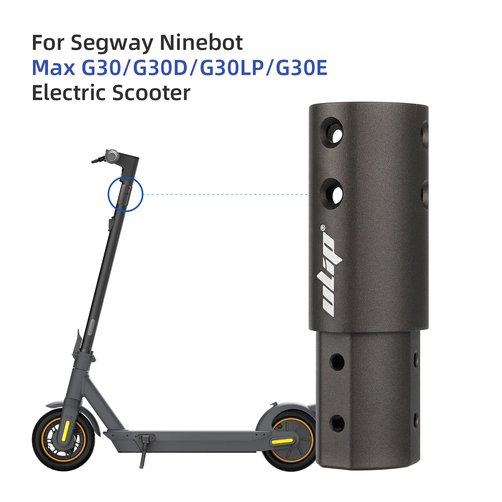 Ulip Scooter Front Pole Extension Tube For Segway Ninebot Max G30 G30d ...