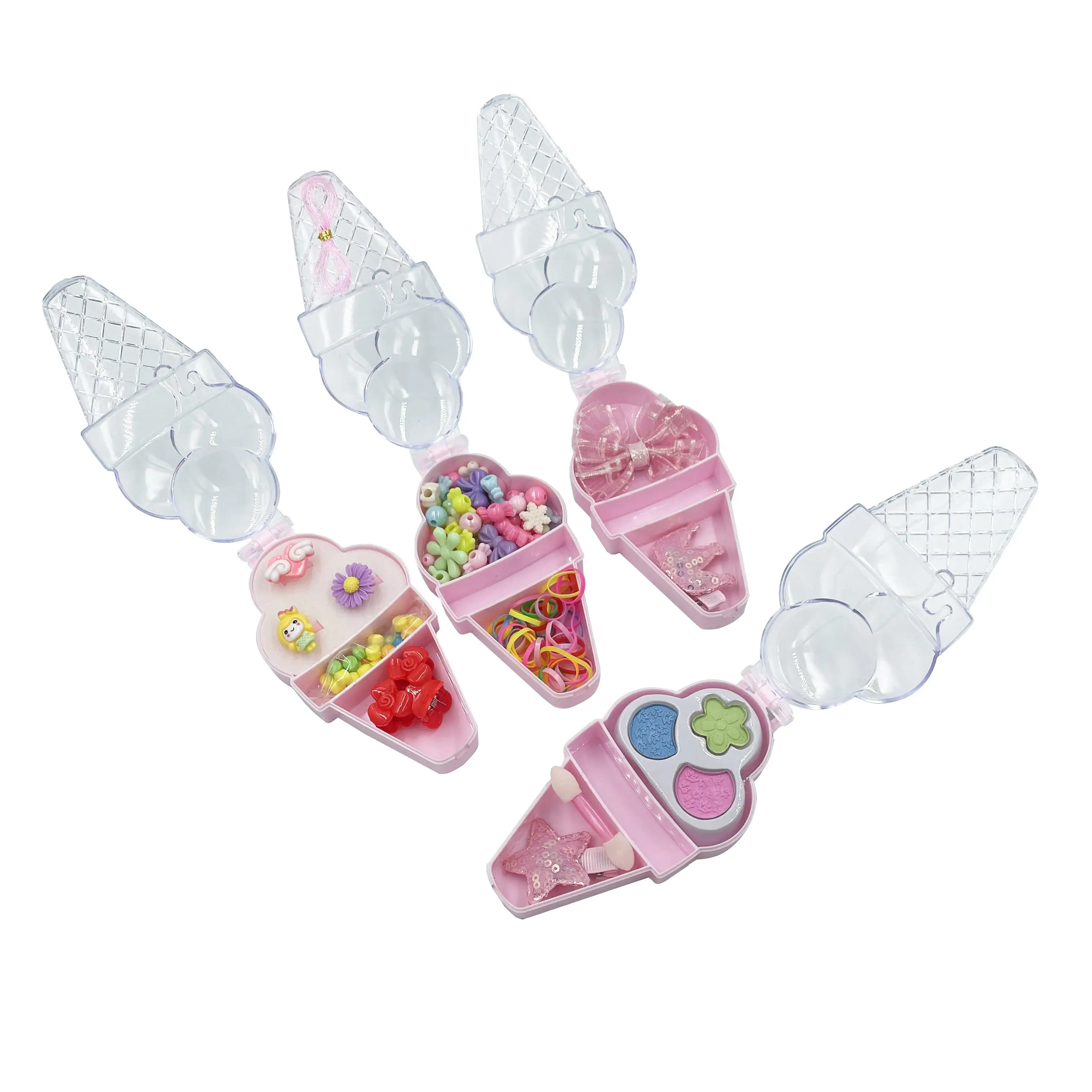 Private Label Halal Princess Ice Cream Shape Makeup Toys For Girl&kids ...