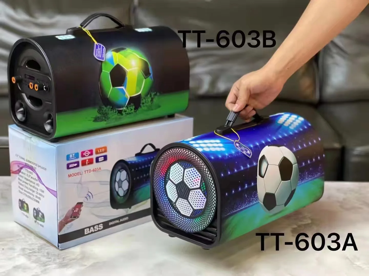 TTD-603 Portable Bluetooth Speaker - Outdoor Party Essentials