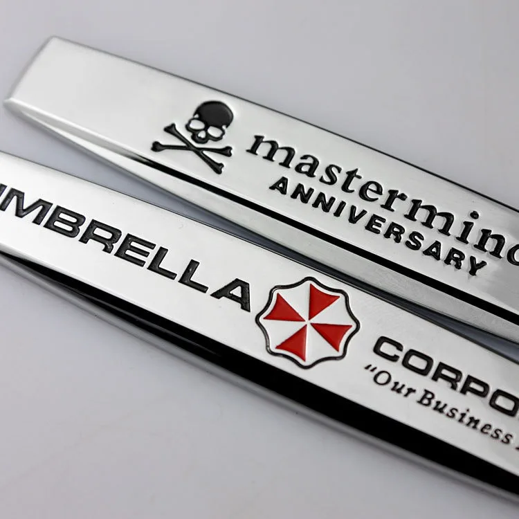 Custom Car Badge Emblems - 3D Logo Chrome Stickers