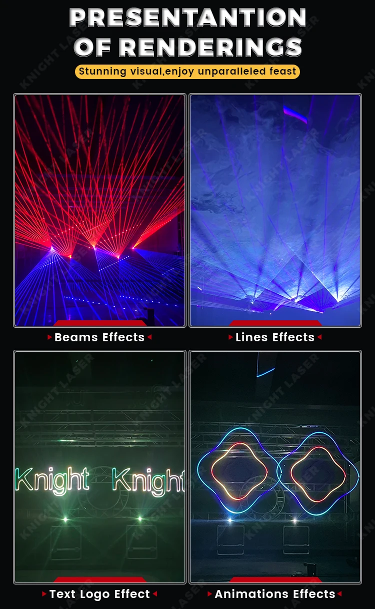 USA Local Stock 3000mw Rgb Animation Dmx Ilda Laser Light for Indoor ...