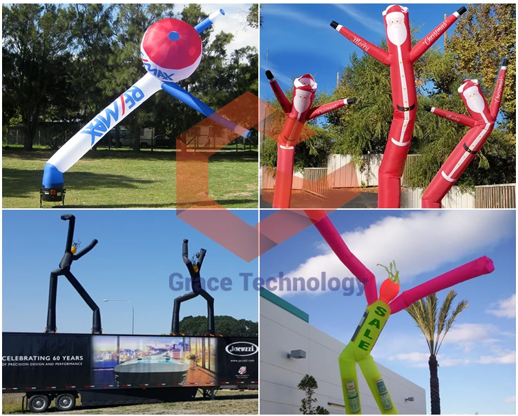 Custom Printing Air Tubes Inflatable Sky Dancers Air Dancer Man for ...