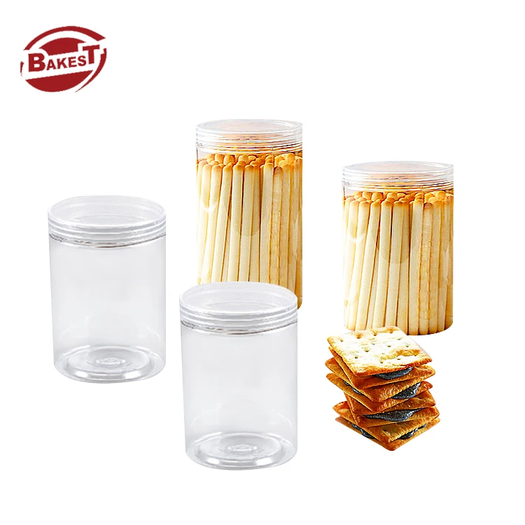 Bakest Transparent Plastic Cookie Jars - Durable & Versatile