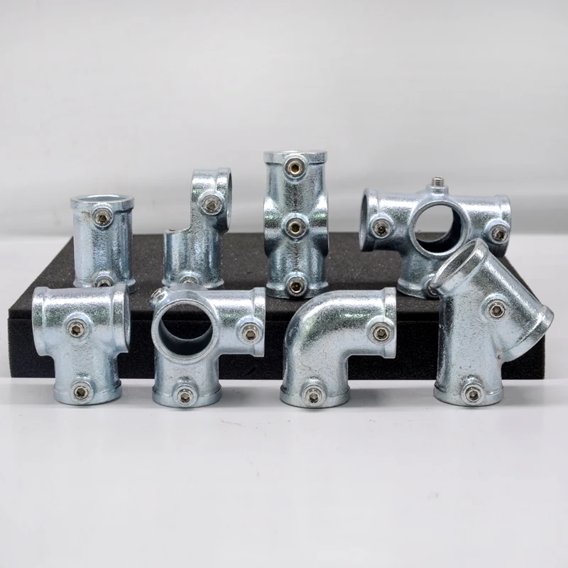 Handrail Fitting 90 Degree Round Pipe Elbow Malleable Connector and ...
