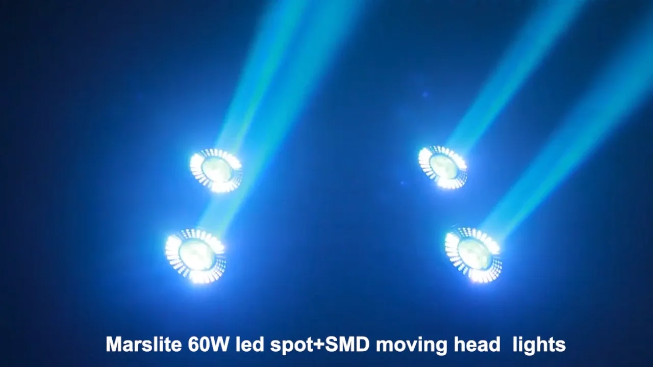 Marslite Stage Light Smd 60w Rgbw Led Beam Light Moving Head Dj Disco ...