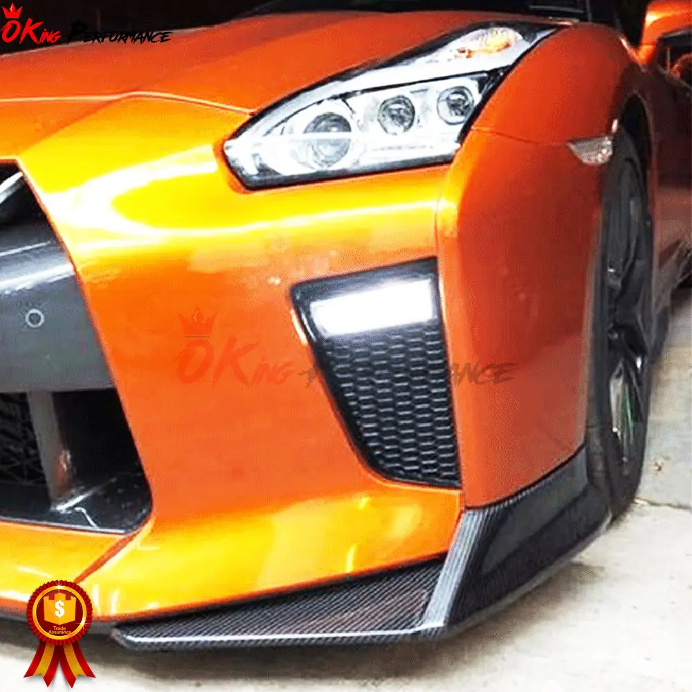 Carbon Fiber Front Bumper Splitter For Nissan R35 Gtr - Buy R35 Gtr ...