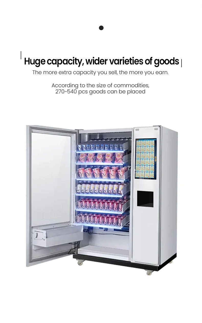 Micron High Quality Automatic Street Food Hot Dog Vending Machine with ...