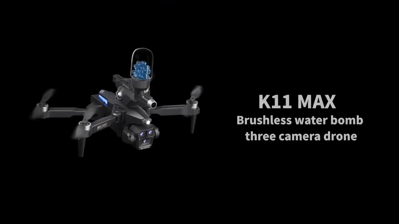 2024 K11 Max Folding Brushless Drone 3-len Optical Flow 4k Visual Obstacle Avoidance Rc Aircraft ...