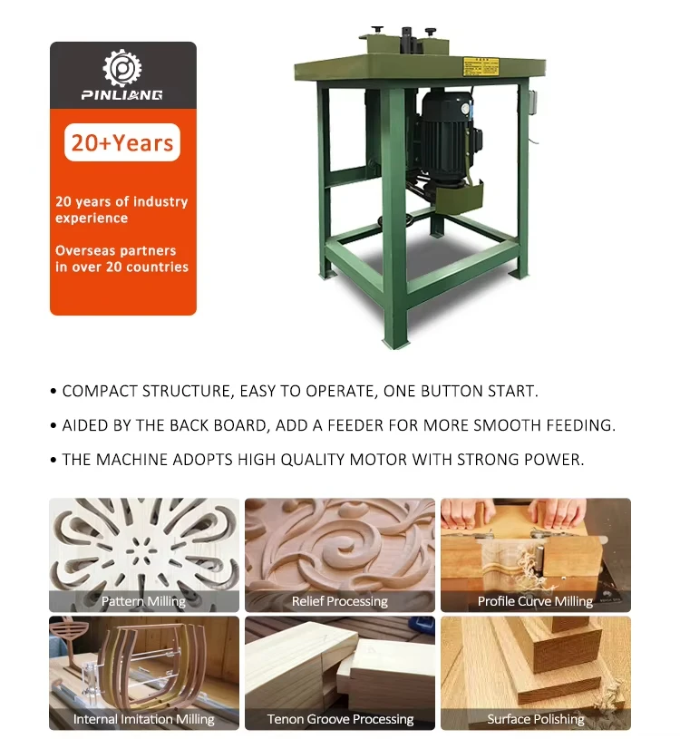 2.2KW 3KW Dual-Use Vertical Spindle Moulder Shaper Router Table ...