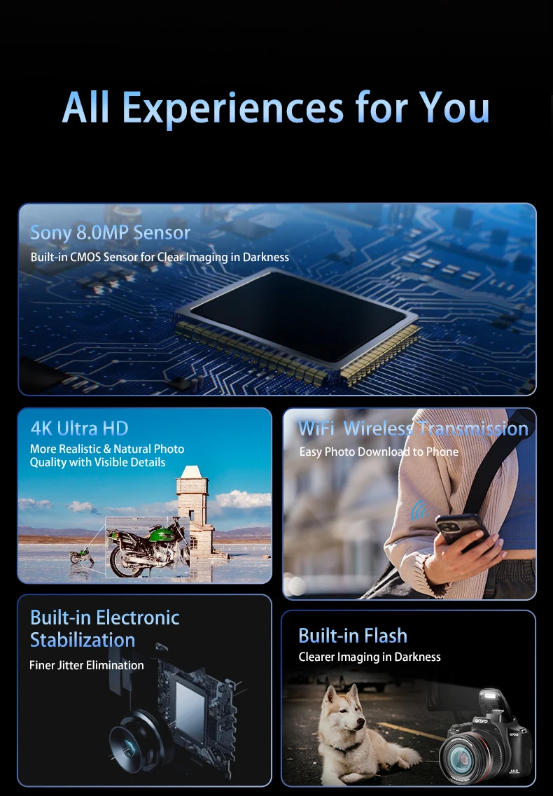 G700 Dslr Ordro Digital Camera Ultra 4k Video Camera 64m High Quality ...