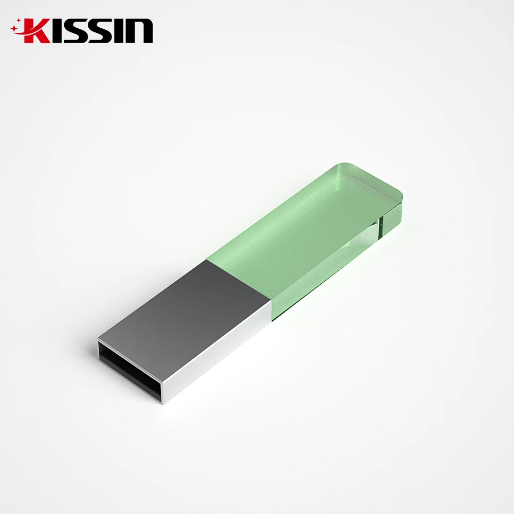 Kissin Factory Outlet Glass Texture Custom Logo Usb Memory 16gb 32gb ...