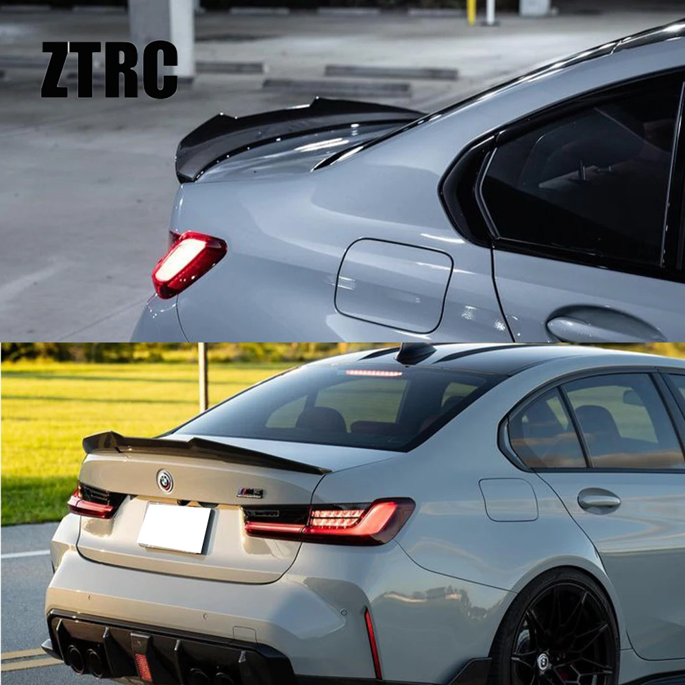 BMW 3 Series G20 G28/G80 M3 PSM Style Carbon Fiber Rear Spoiler