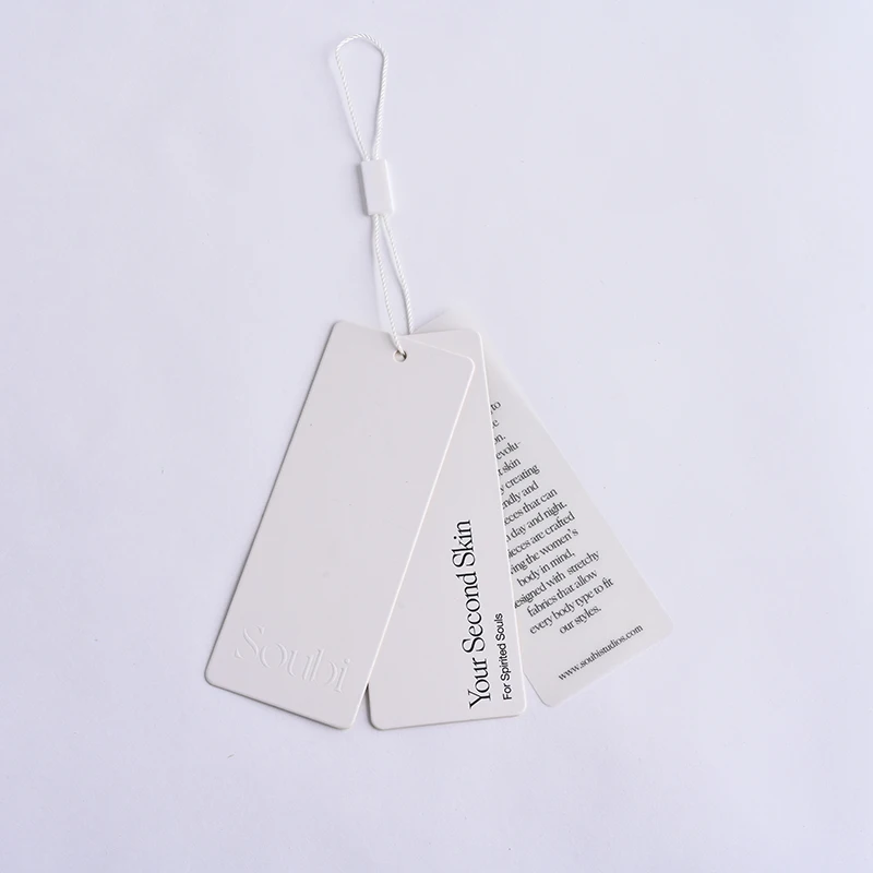 Garment Labels & Hang Tags Designer Apparel Custom Cardboard Paper ...
