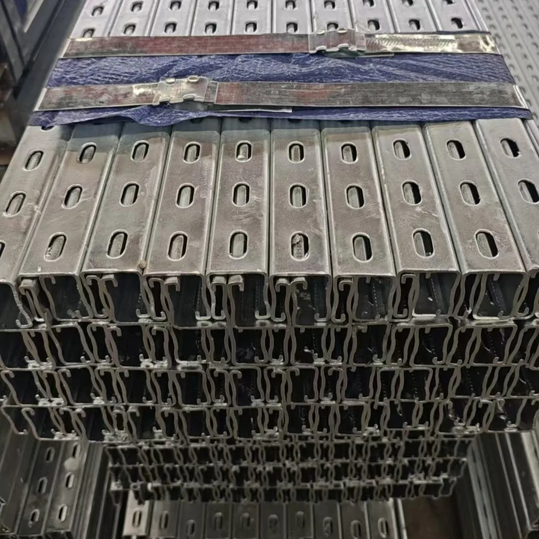 Galvanized Steel Structure U Type Rail for Solar Panel Mounting ...
