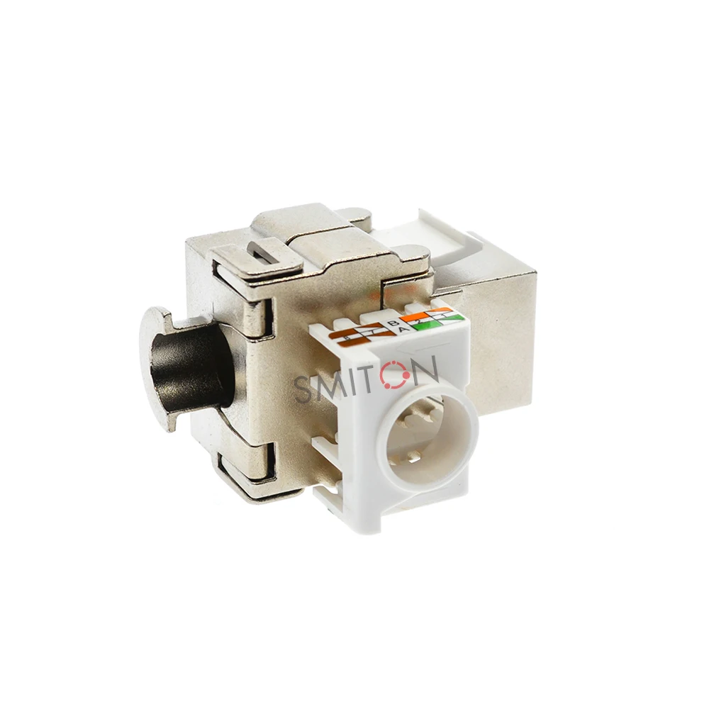 Rj45 Stp 180 Degree Toolless Cat6a Keystone Jack Ftp - Buy Cat6a ...