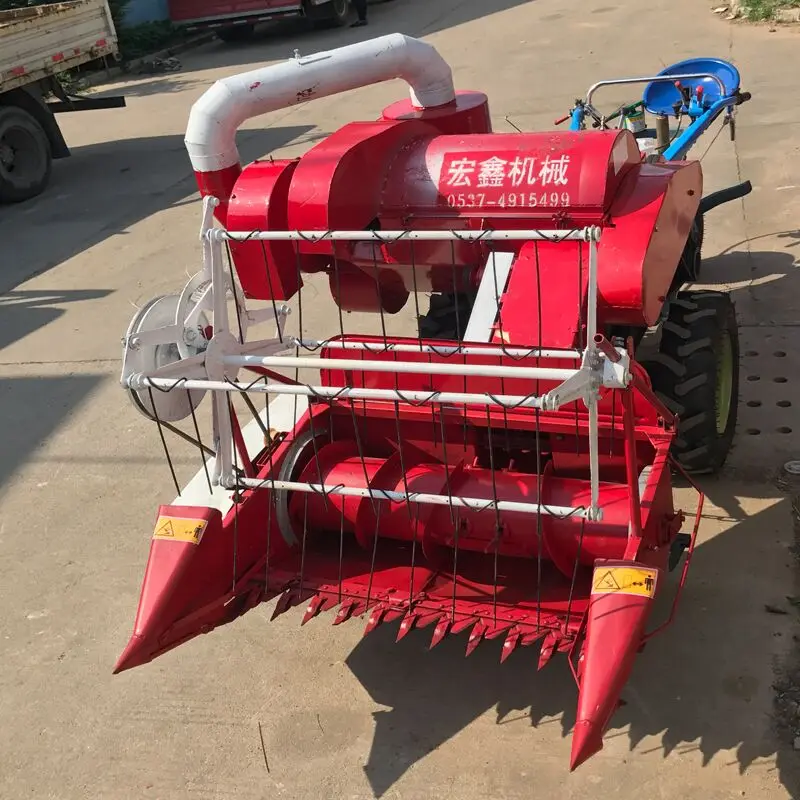 Diesel 15HP Mini Combine Harvester for Rice & Wheat - Affordable Price ...