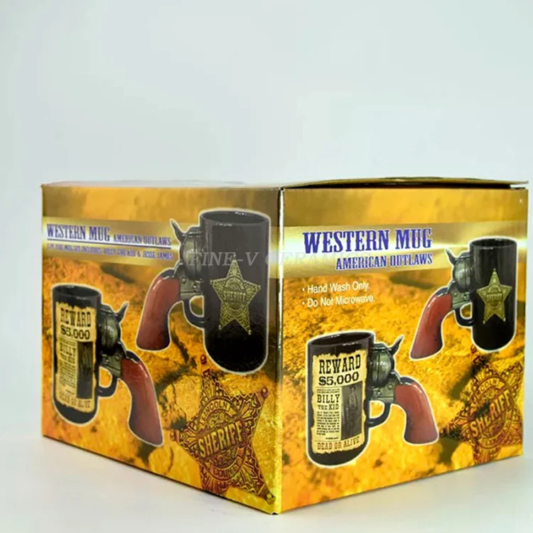 Custom Design Gun Pistol Shaped Ceramic Tea Coffee Cup Gun Mug| Alibaba.com