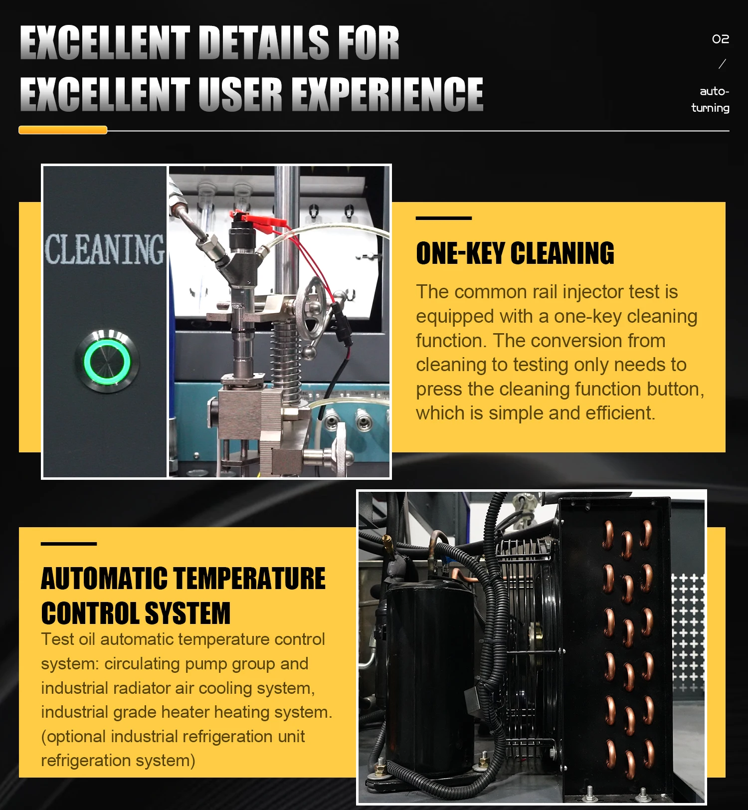 EUI EUP HEUI VP37 VP44 PT Injector Pump Test Bench CR918-PRO