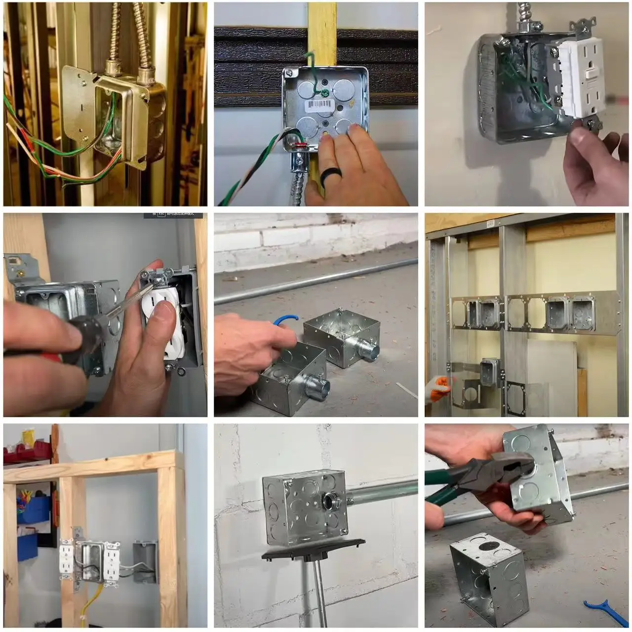 Galvanized Steel Octagon Utility Box - Durable & Versatile