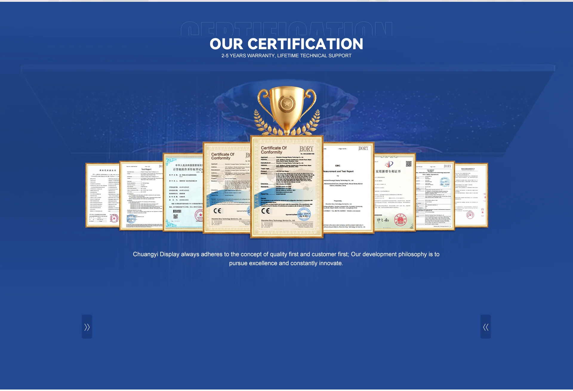 Company Overview - Shenzhen Chuangyi Display Technology Co., Ltd.