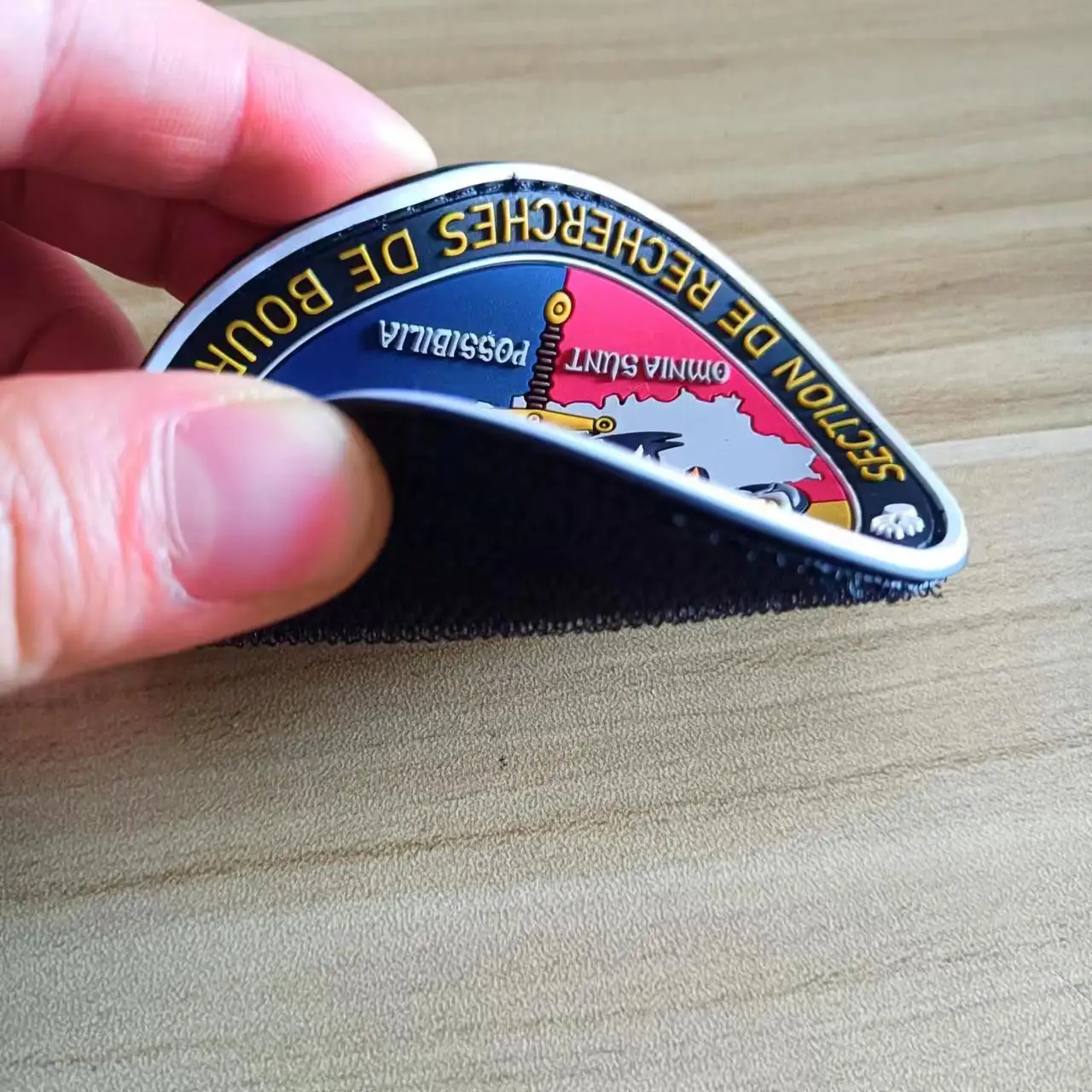 Custom Embossed 3d Soft Garment Pvc Patch - Buy Custom Embossed 3d Soft ...