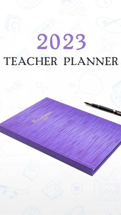 2024 2025 Custom Printing A4 A5 Weekly Diary Journal Teacher Planner ...