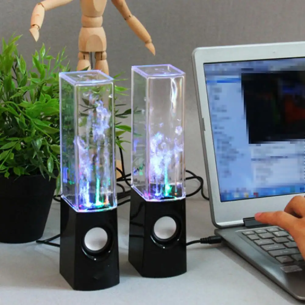 7 Color Water Dancing Speaker - Portable Wireless Waterproof with 3.5MM ...